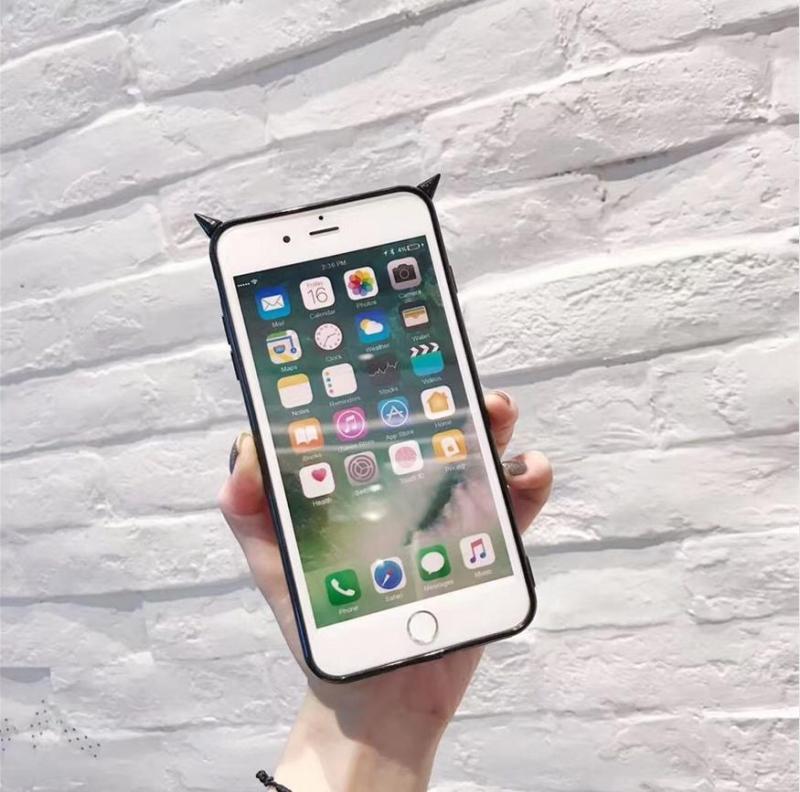 Buy Fashion Clear Transparent 3D Little Devil Ear Phone Case for iPhone ...