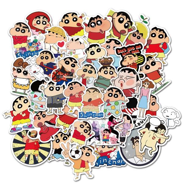 50PCS Cartoon Stickers New Crayon Shinchan Sticker for Luggage ...