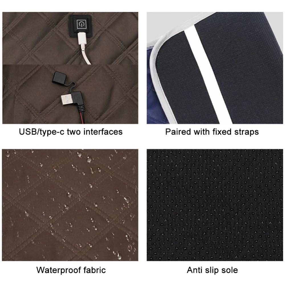5V Heated Cushion USB Charging Heated Electric Mat Sleeping Electric ...