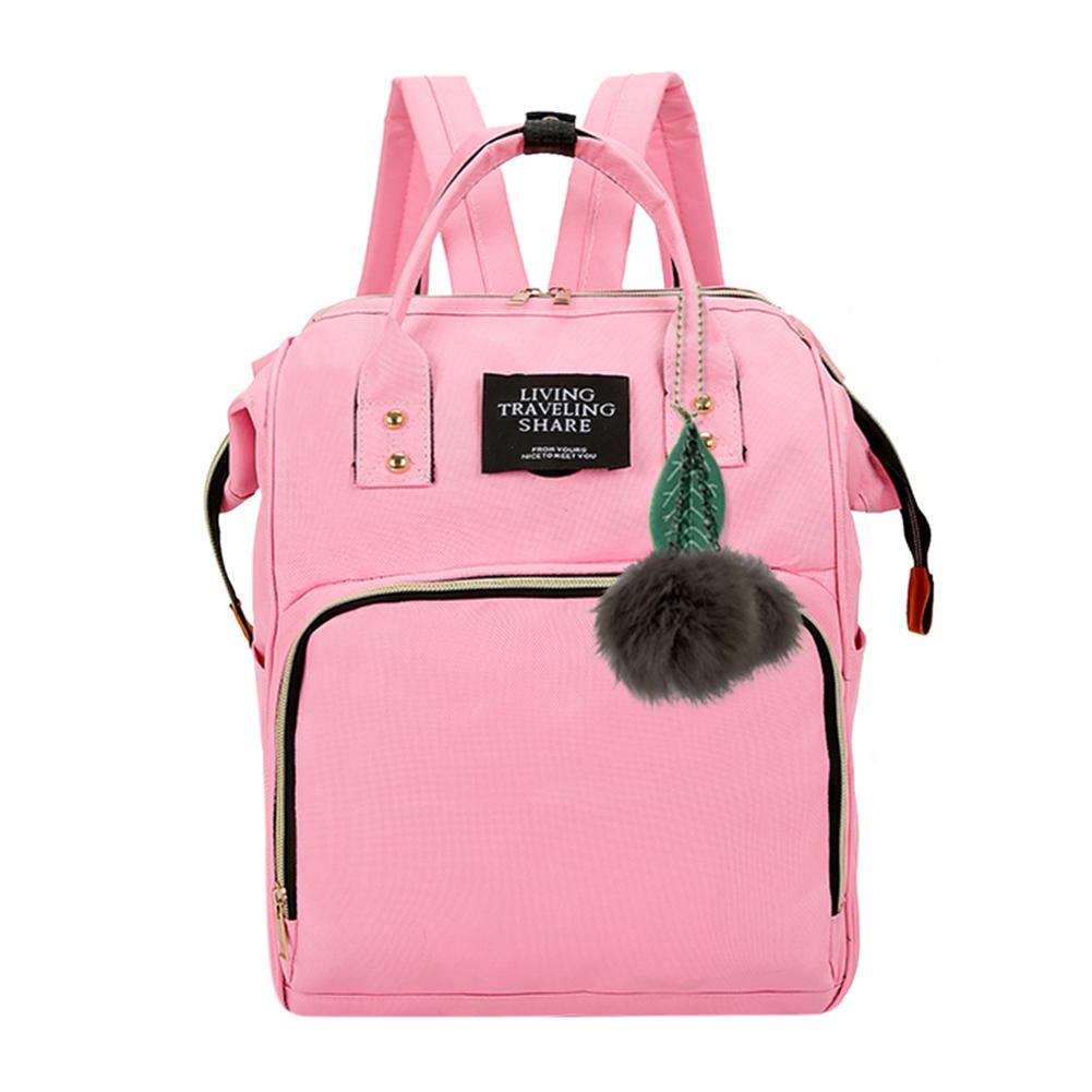 Buy Solid Color Mommy Maternity Travel Backpacks Big Baby Nursing ...