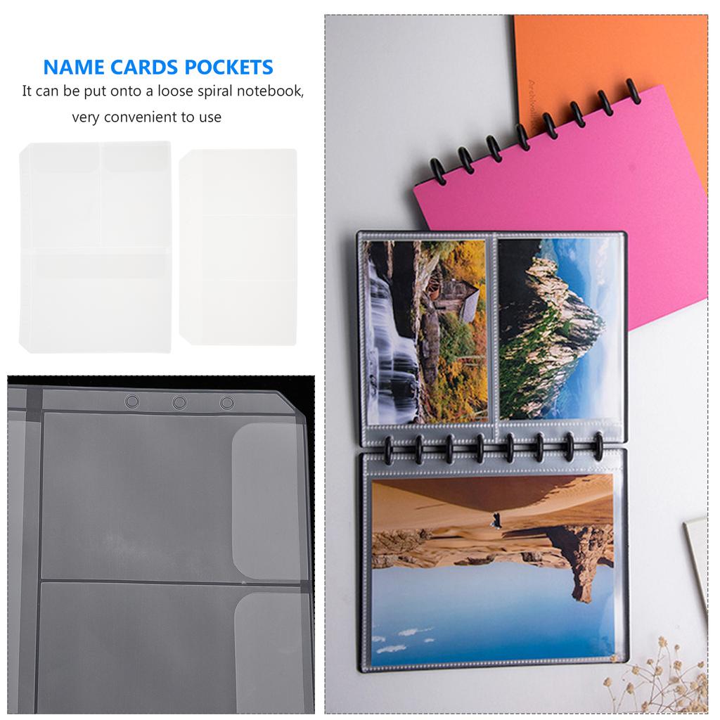 Buy Canna 09210Pcs Calling-card Pockets Name Cards Pockets EVA Notebook ...