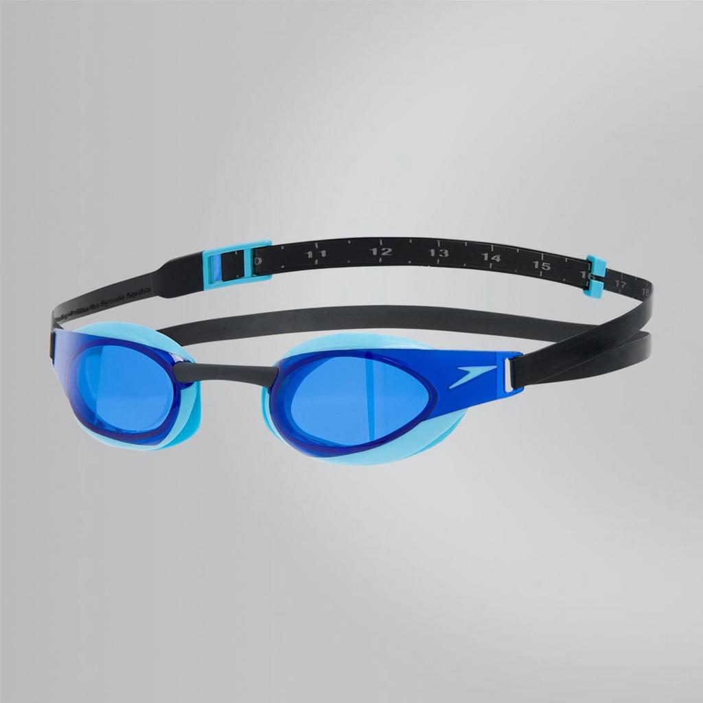 Buy Speedo Fastskin Elite Unisex Glasses, Black / Aqua Splash / Blue ...