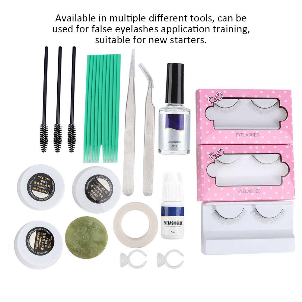 Buy Professional False Eyelashes Extension Practice Kit Grafting ...
