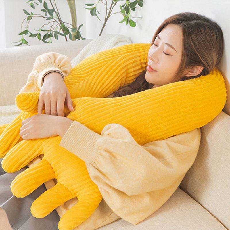 Buy Hand Shape Throw Pillow Funny Arm Shape Pillows Ins Sofa Decorative ...