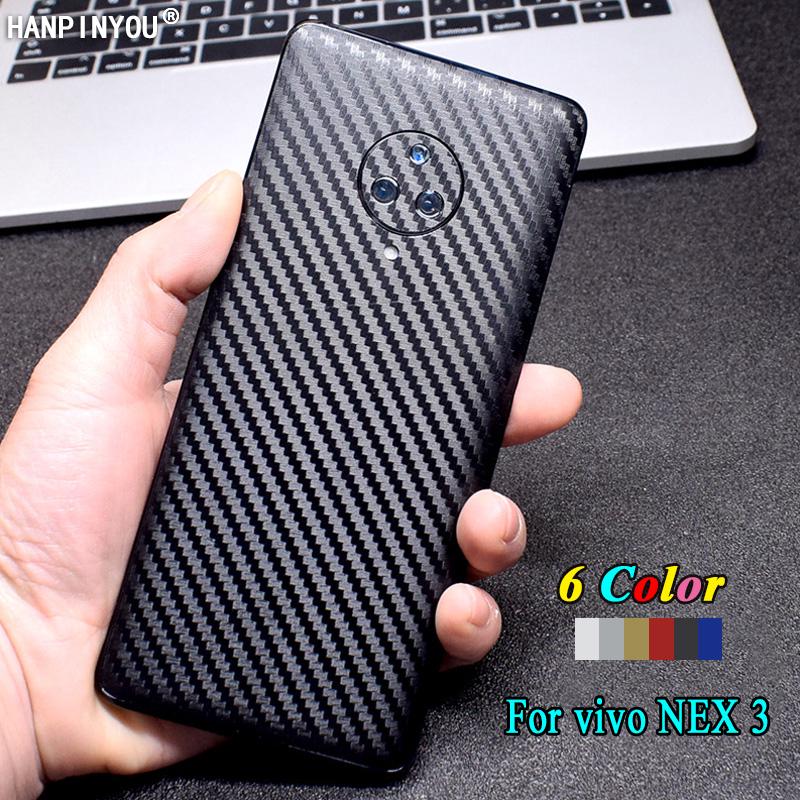 Buy For Vivo NEX 3 NEX3 6.89" Full Cover Back Decal Skin 3D Carbon Fiber Phone Protective ...