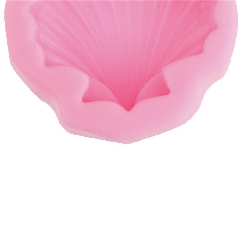 Big Sea Shell Shape 3D Silicone Fondant Cake Mold Tools Bakeware uygun ...