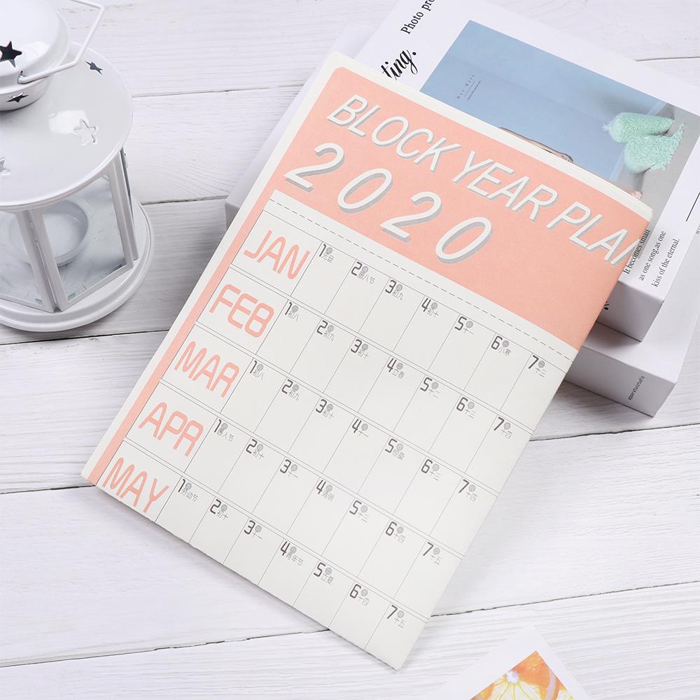 Buy 1Pc Stationery Diary Study Plan Schedule 2020 Calendars 365 Days ...