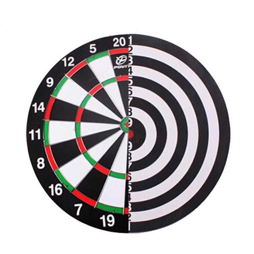 Buy 40cm Darts Plate Double-sided Flocking Dart Board Professional Suit ...