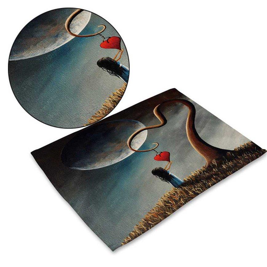 Buy [DSC] Tabletop Mats Heat Resistant Non Slip Table Mats Waterproof ...