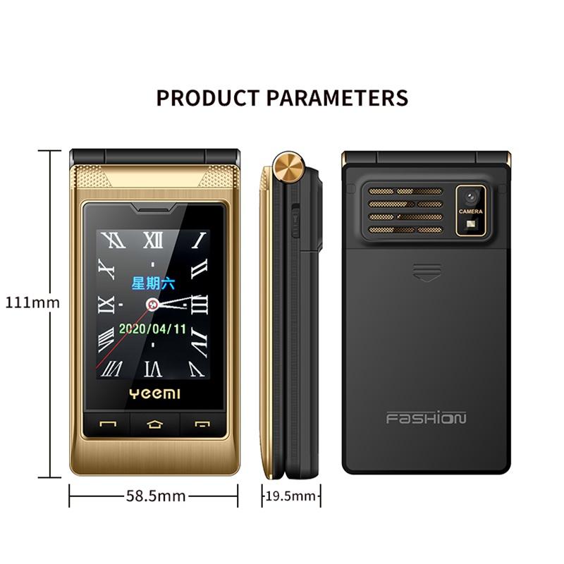 Buy G10-1 Dual Screen cell phones inner screen 2.8 inch outer screen 2. ...