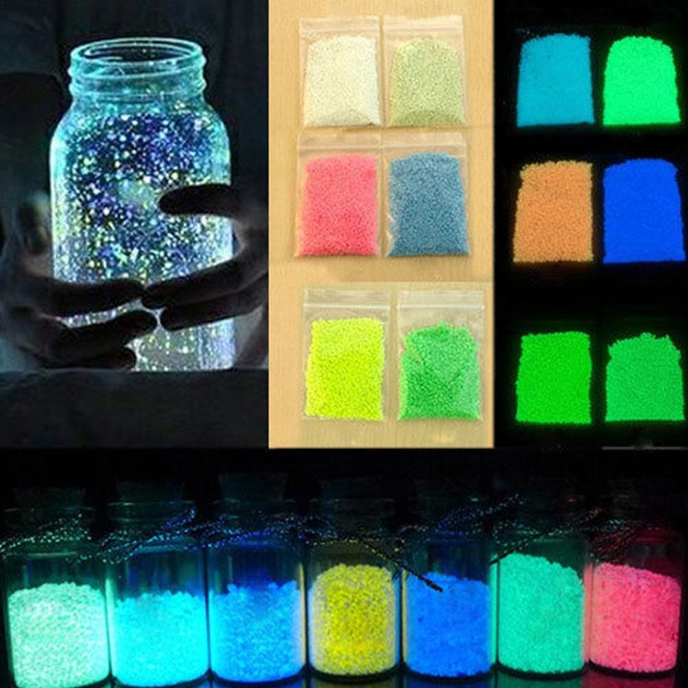 Colorful Beautiful Fluorescent Sand Glow in the Dark Home Decorating ...
