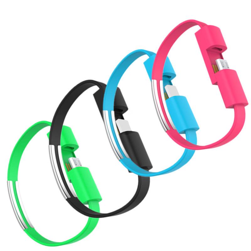 Buy Wristband Usb Cable Bracelet Wristband USB Charging Data Cable for ...