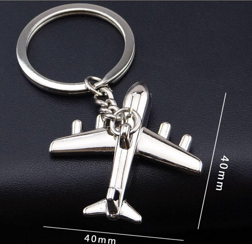 Key Chain Keyring Civil Aviation Air Plane Couple Ring Keyring Gift ...