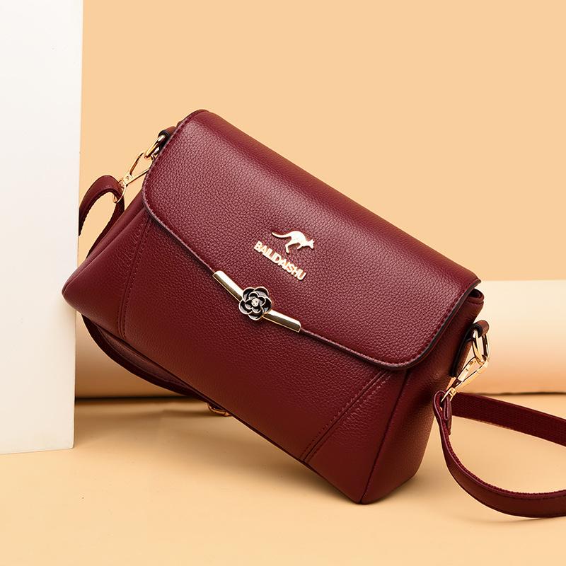Tide Brand Geometric Inlaid Metal Flower Small Square Bag New Fashion ...