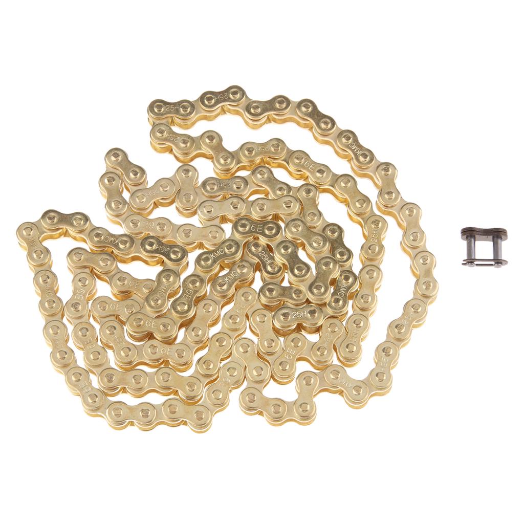 25H 144 Link Chain Spare for 47cc 49cc Mini Pocket Dirt Bike ATV uygun ...