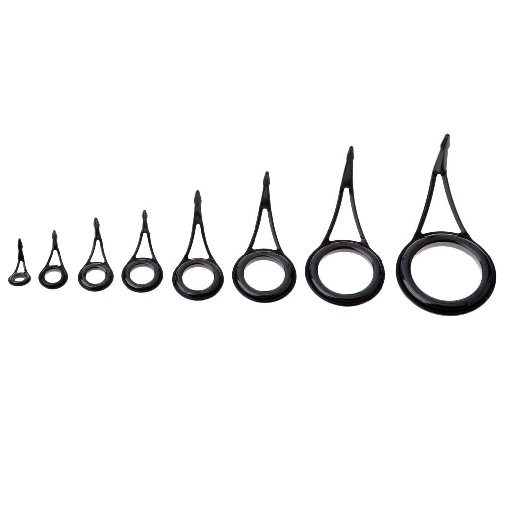 Buy 10x Fishing Rod Eye Ring Guides Line Rings for Spinning/Carp 6 at ...