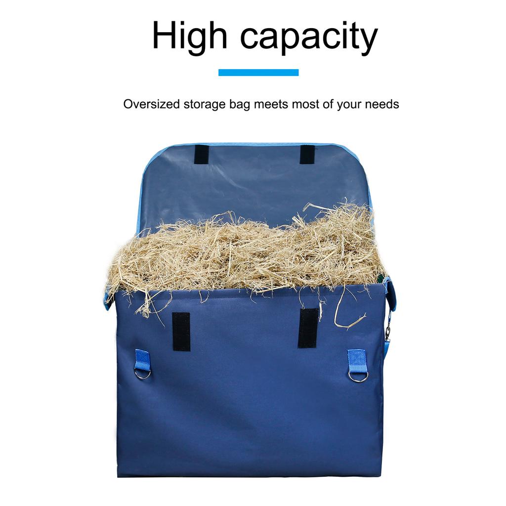 Buy Hay Storage Bag Tote Bag with Adjustable Strap Slow Feed Feeder Bag ...