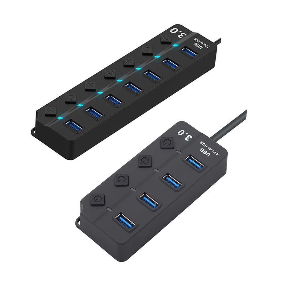 Cheap Powered USB 3.0 Hub Splitter with Individual Power Switches for ...