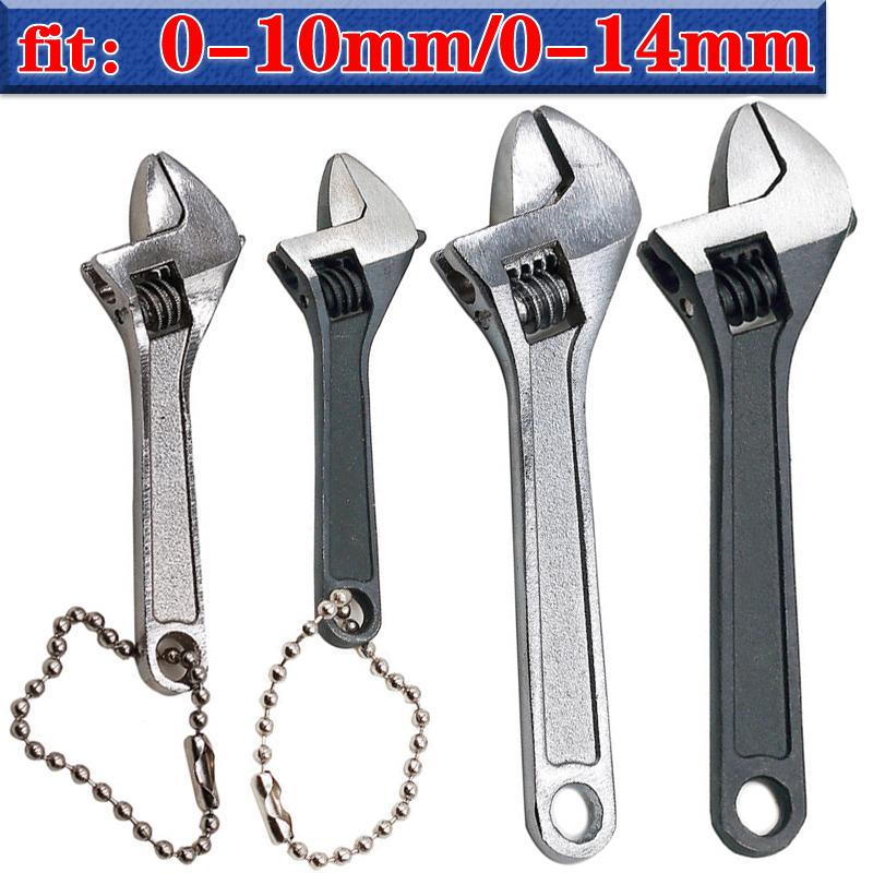 Universal Mini Adjustable Wrench Alloy Steel Small Spanner Hand Tools ...