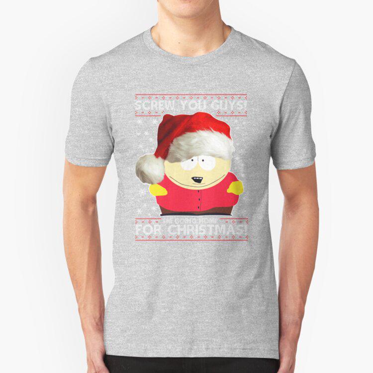 Buy South Park Cartman Screw You Guys Christmas Knit Pattern T Shirt ...