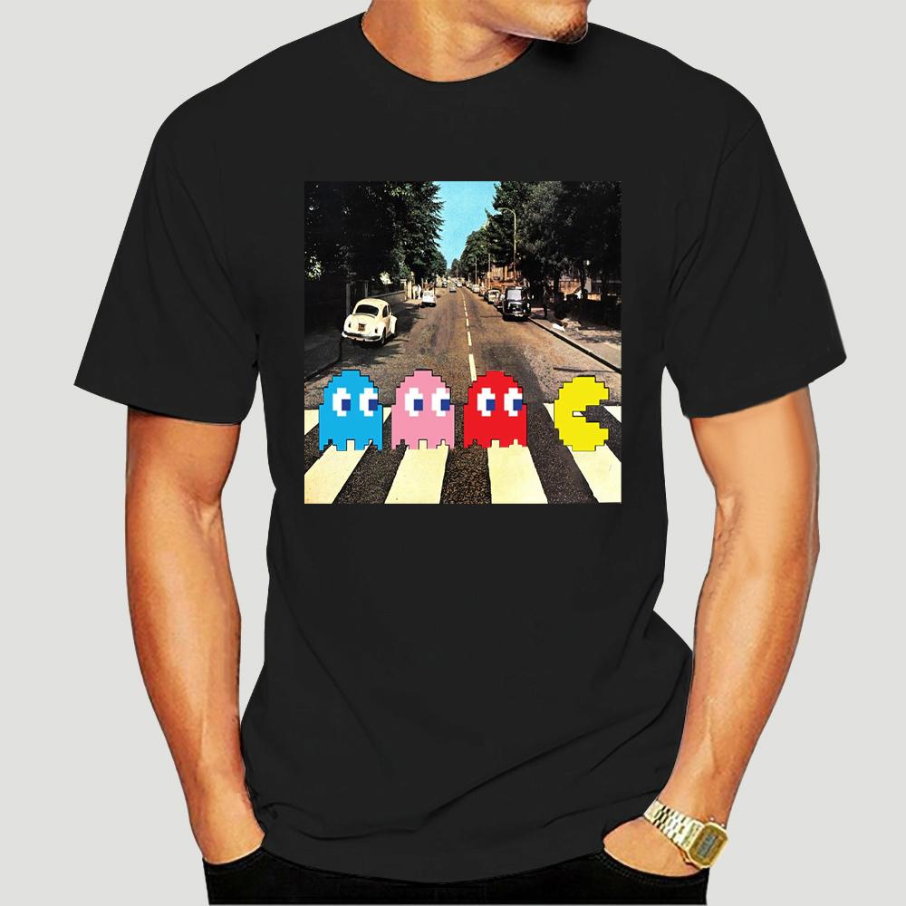 Buy Pac Man Abbey Road T Shirt T Shirts Cartoon Print Short Sleeve T ...