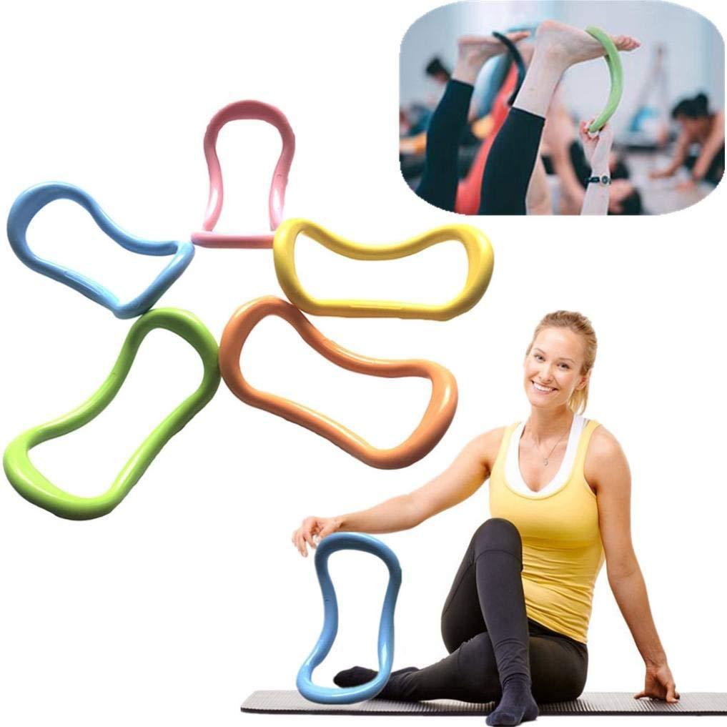 Buy ABS Yoga Ring Stretch Fitness Ring Pilates Circle Yoga Circle Magic ...
