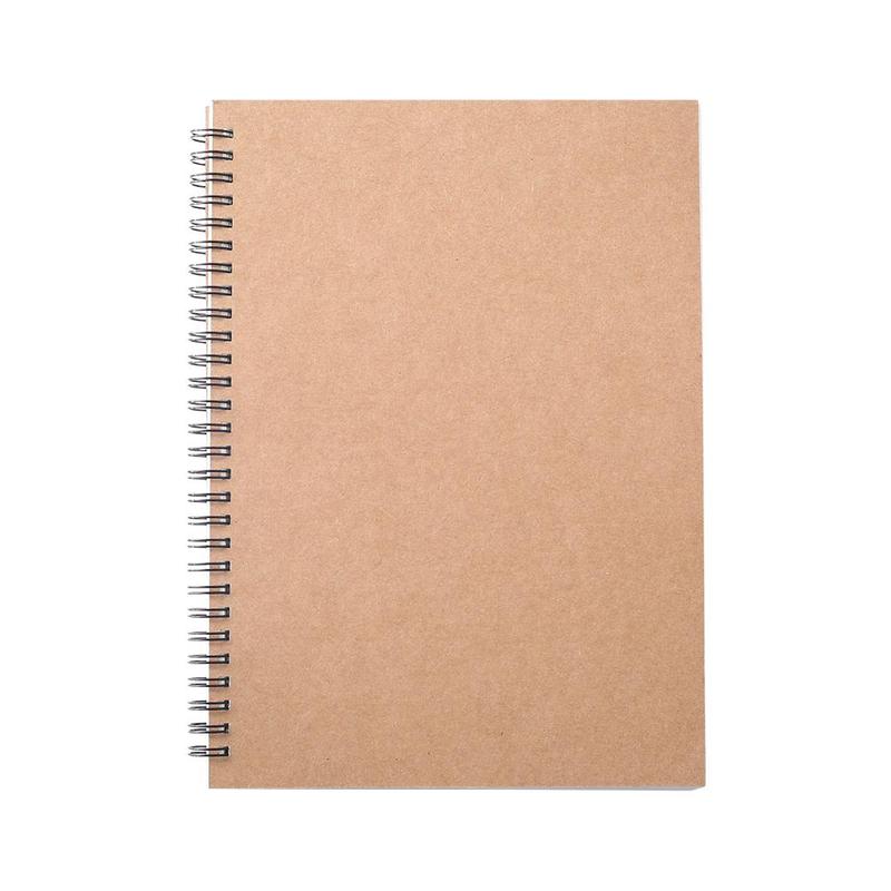 Cheap Retro Spiral Coil Sketchbook Kraft Paper Notebook Sketch Pad ...