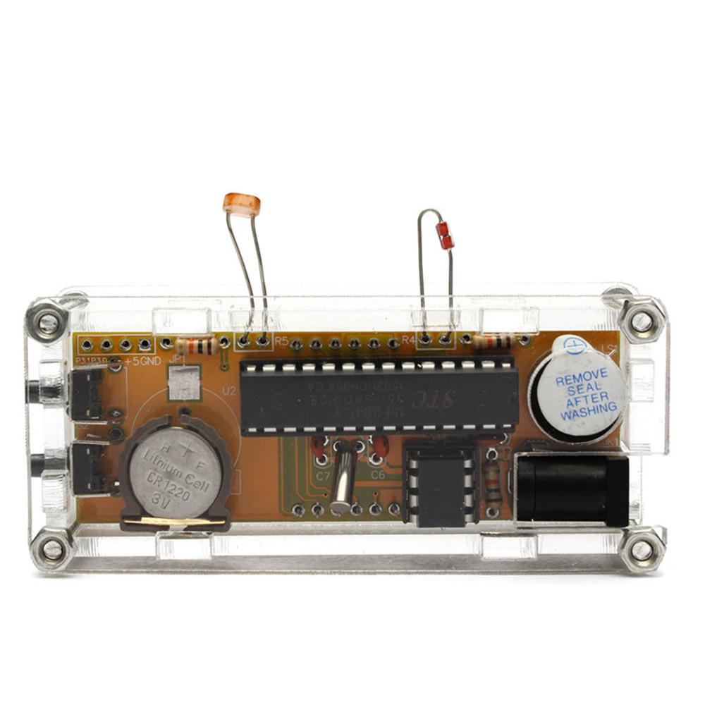 Buy DIY Kit Red LED Electronic Clock Microcontroller Digital Clock Time ...