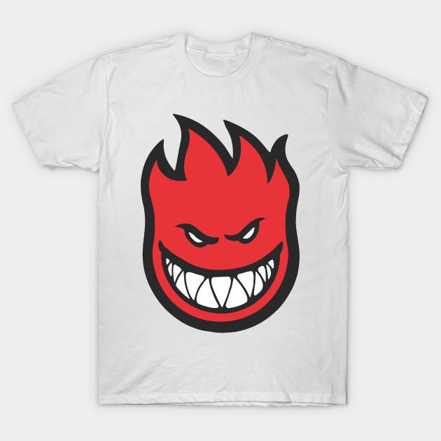 Buy T Shirt Women Spitfire Red Devil Harajuku Print Kawaii Tshirt ...