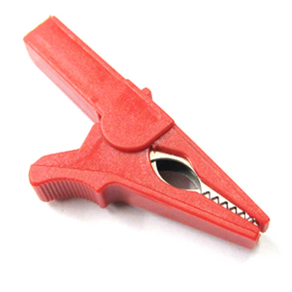 5Pcs Fully Insulated Crocodile Clip with Open 10mm Test Clamp Wire ...