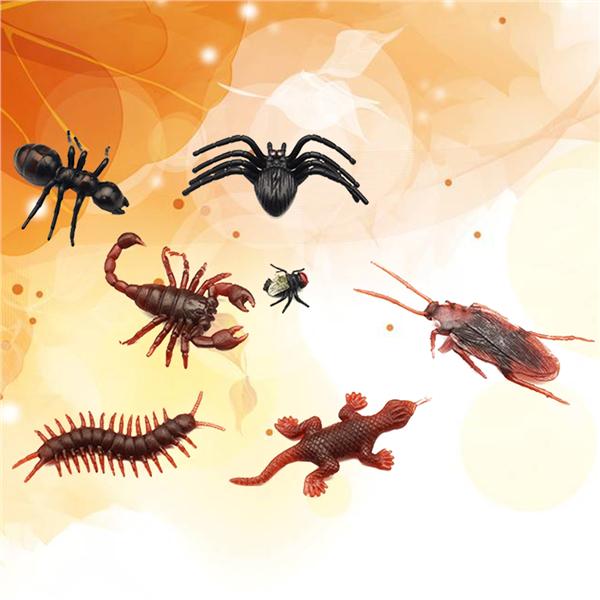 Buy 70pcs Fake Insects Prank Simulation Gecko Realistic Bugs Centipede ...