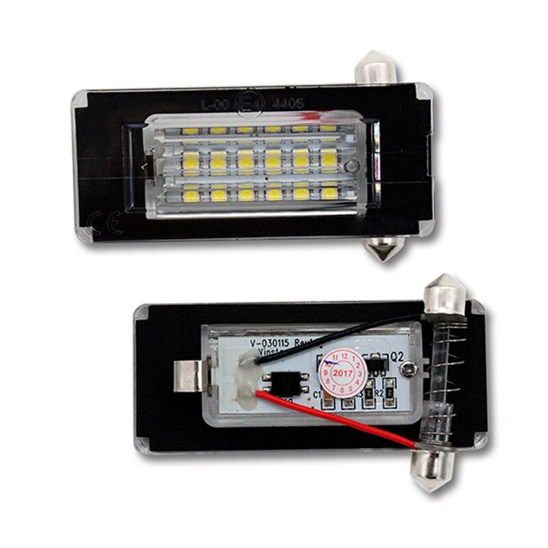 Satın alın 2Pcs/Set LED Number License Plate Light for MINI Cooper R52 ...