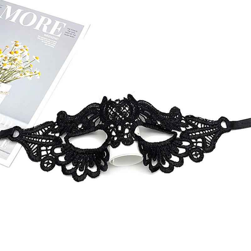 Cheap Sexy Black Lace Mask Women Hollow Lace Masquerade Face Mask ...