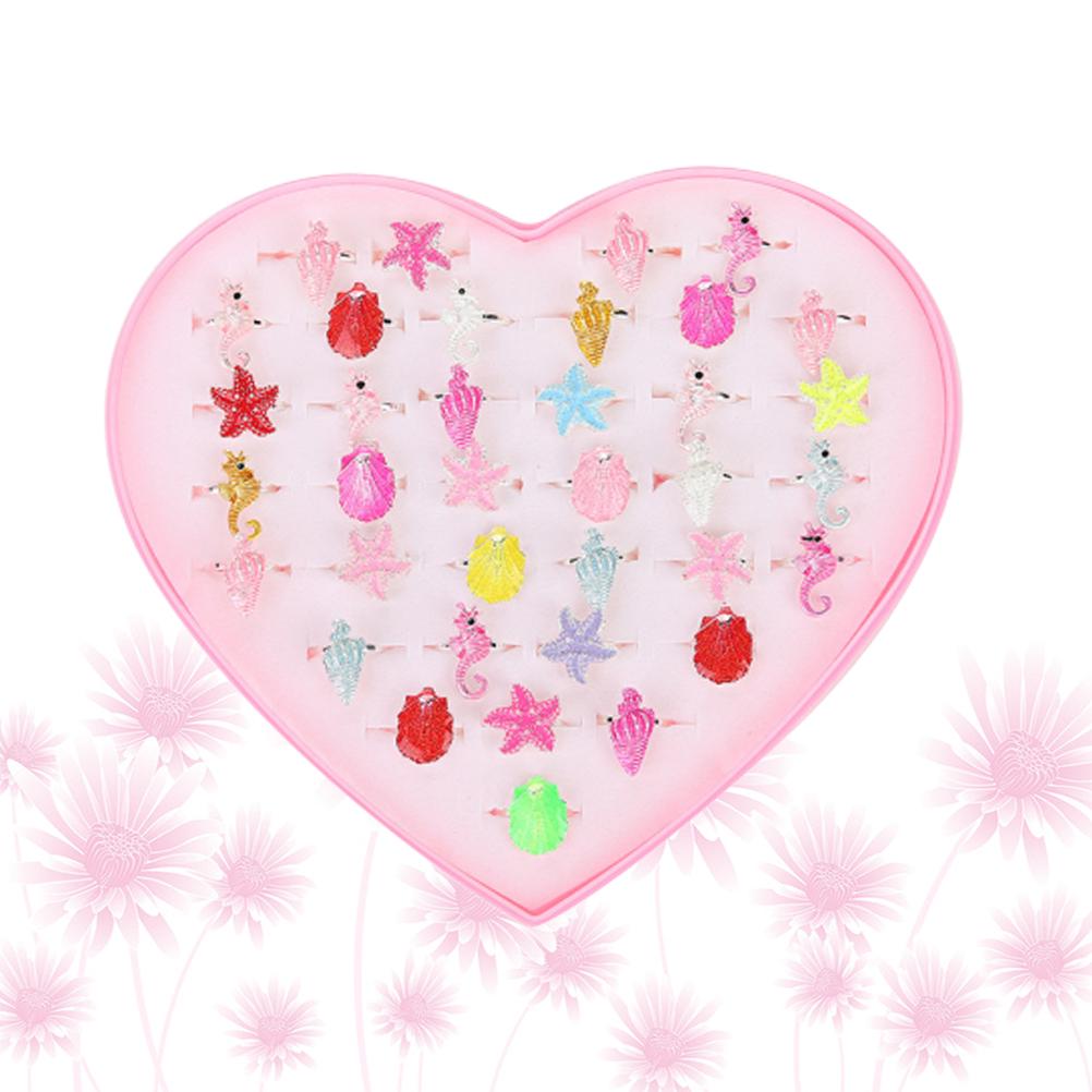 Buy 36Pcs Kids Rings Party Supplies Jewelry Toys Alloy Kids Rings ...