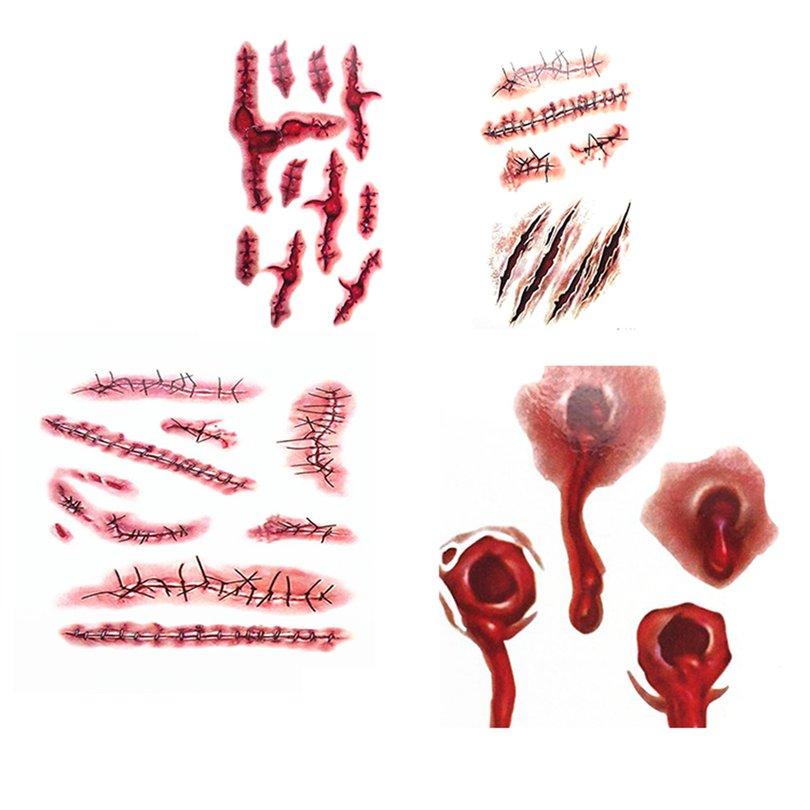 Buy KC Long-Lasting Easy To Remove Halloween Fake Scab Blood Special ...