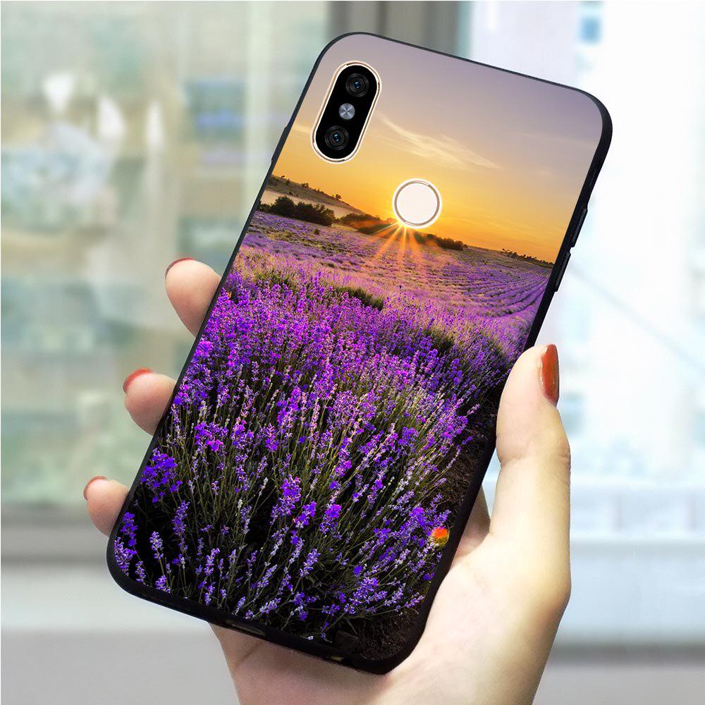 Buy Lavender Flower Phone Case for Xiaomi Mi A2 Lite A1 5X 6X 6 8 9 8se ...