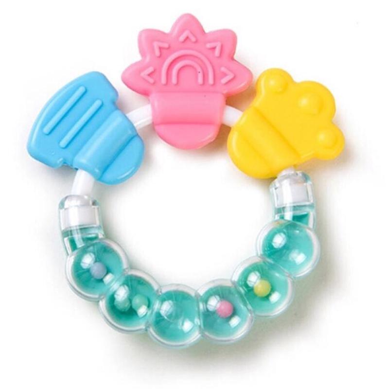 Buy Baby Teether Molar Cartoon Toys Baby Bed Bell Handbell Rattle Toy ...