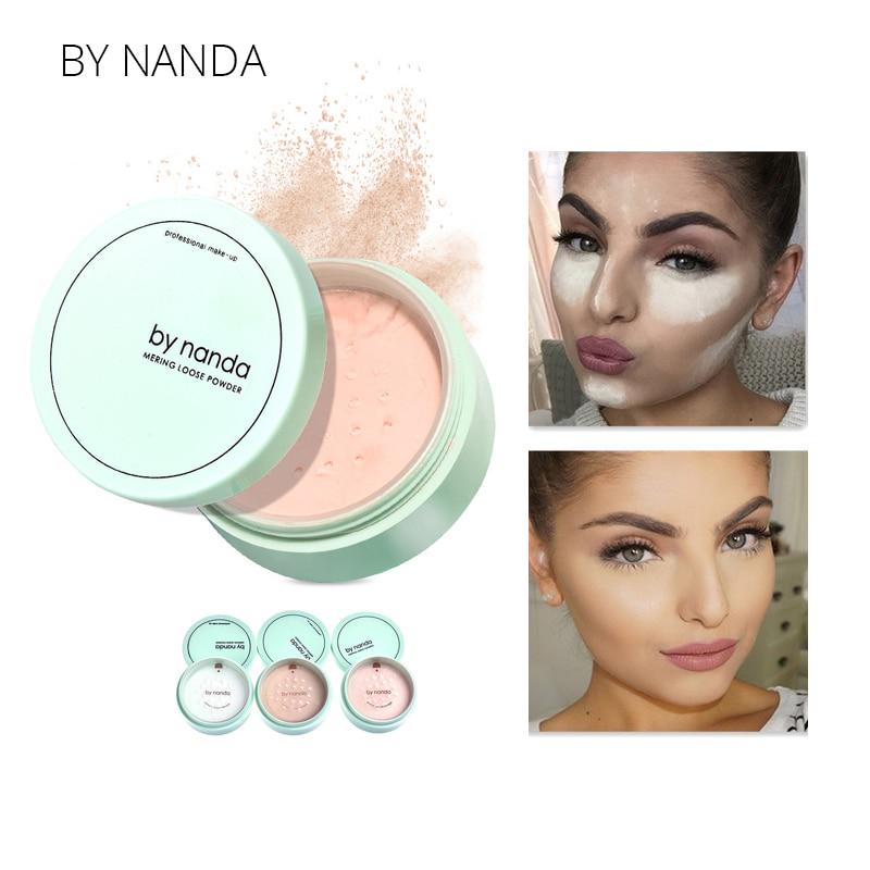 3 Color Translucent Pressed Powder With Puff Face Makeup Waterproof ...