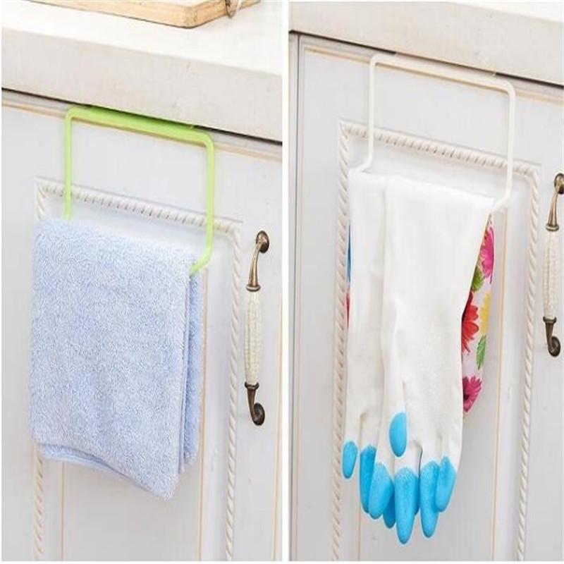 Buy Cabinet Door Bathroom Rack Towel Rack Without Nails Seamless ...