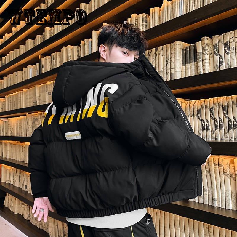 Buy Parka Casual Classic Winter Jacket Men's Warm Padded Hooded ...