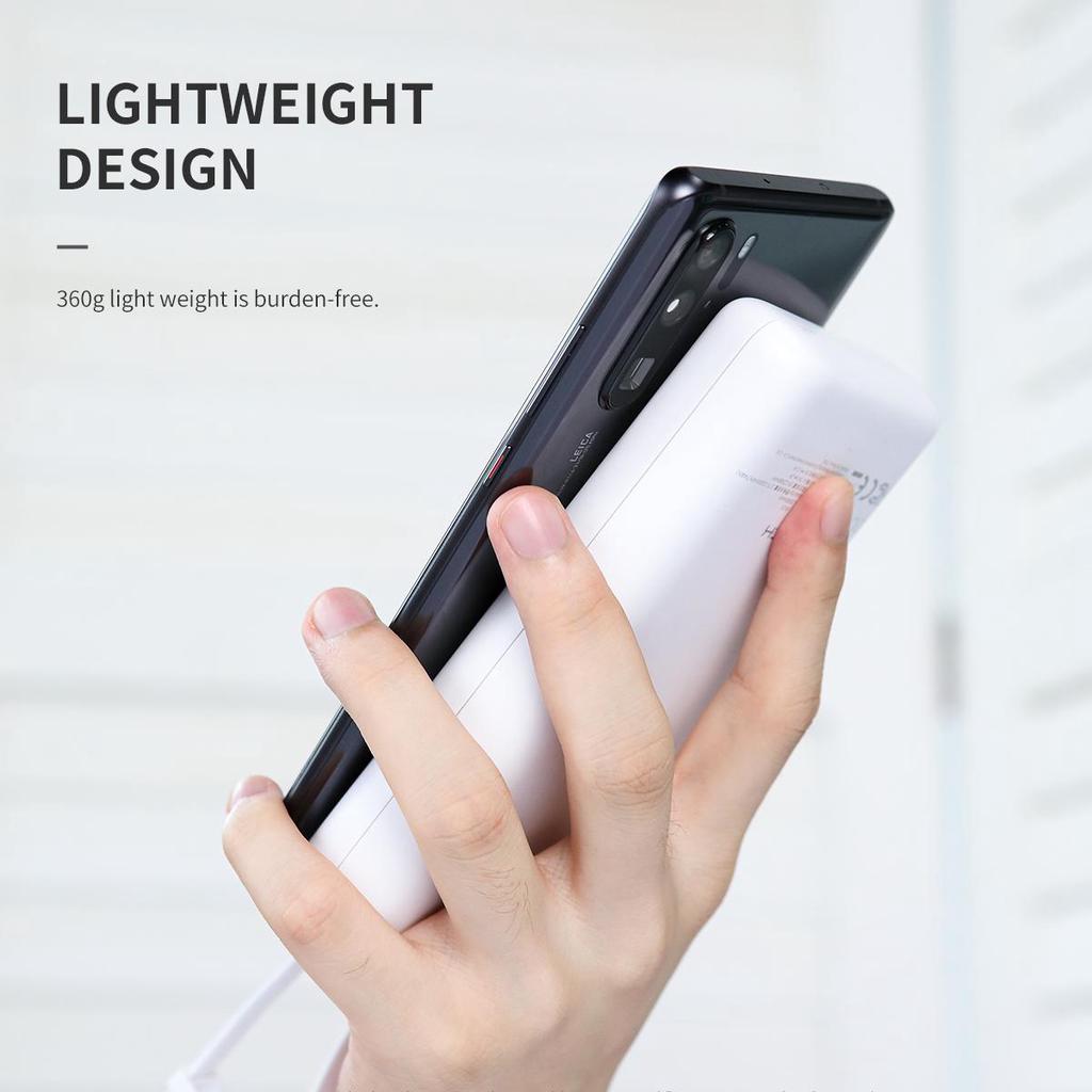 ROCK Power Bank 20000mAh Portable Charging Poverbank Mobile Phone ...