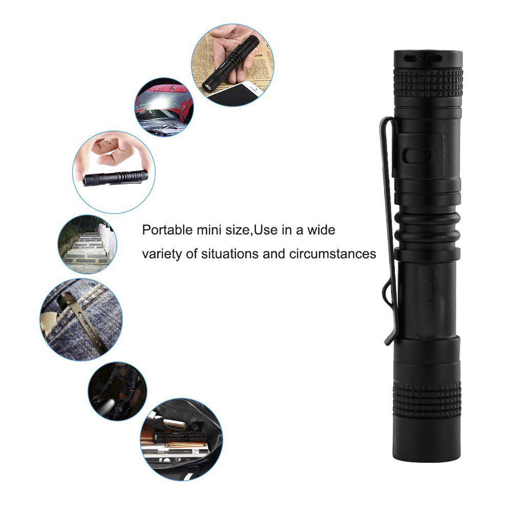 Buy Mini Flashlight Portable Mini Pocket Penlight Xpe-r3 LED Flashlight ...