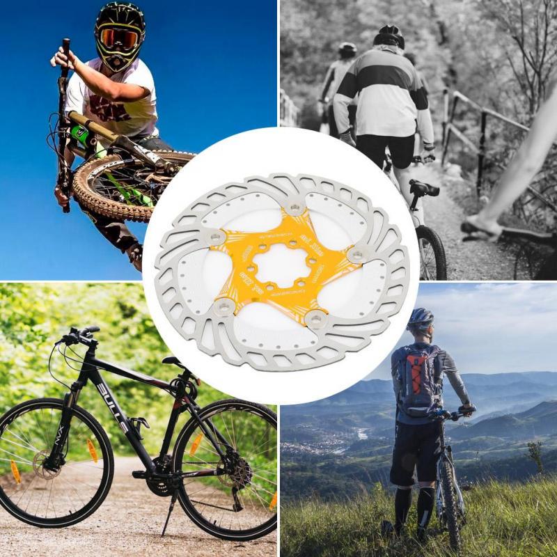 Buy 180mm 6 Bolts Mountain Bike Type Floating Bicycle Brake Disc Pad ...