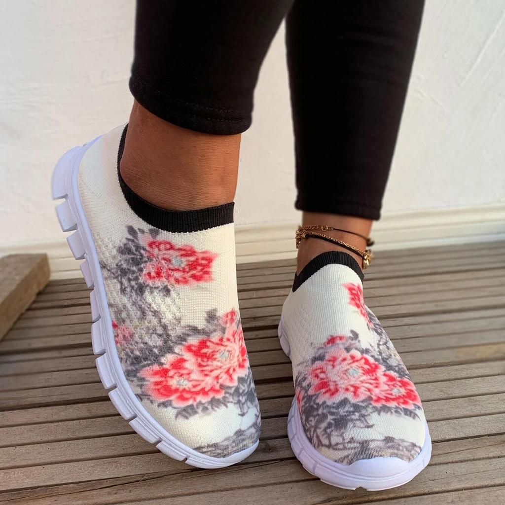 Buy [Sop] Women's Fashion Casual Mesh Breathable Slip On Sneakers ...