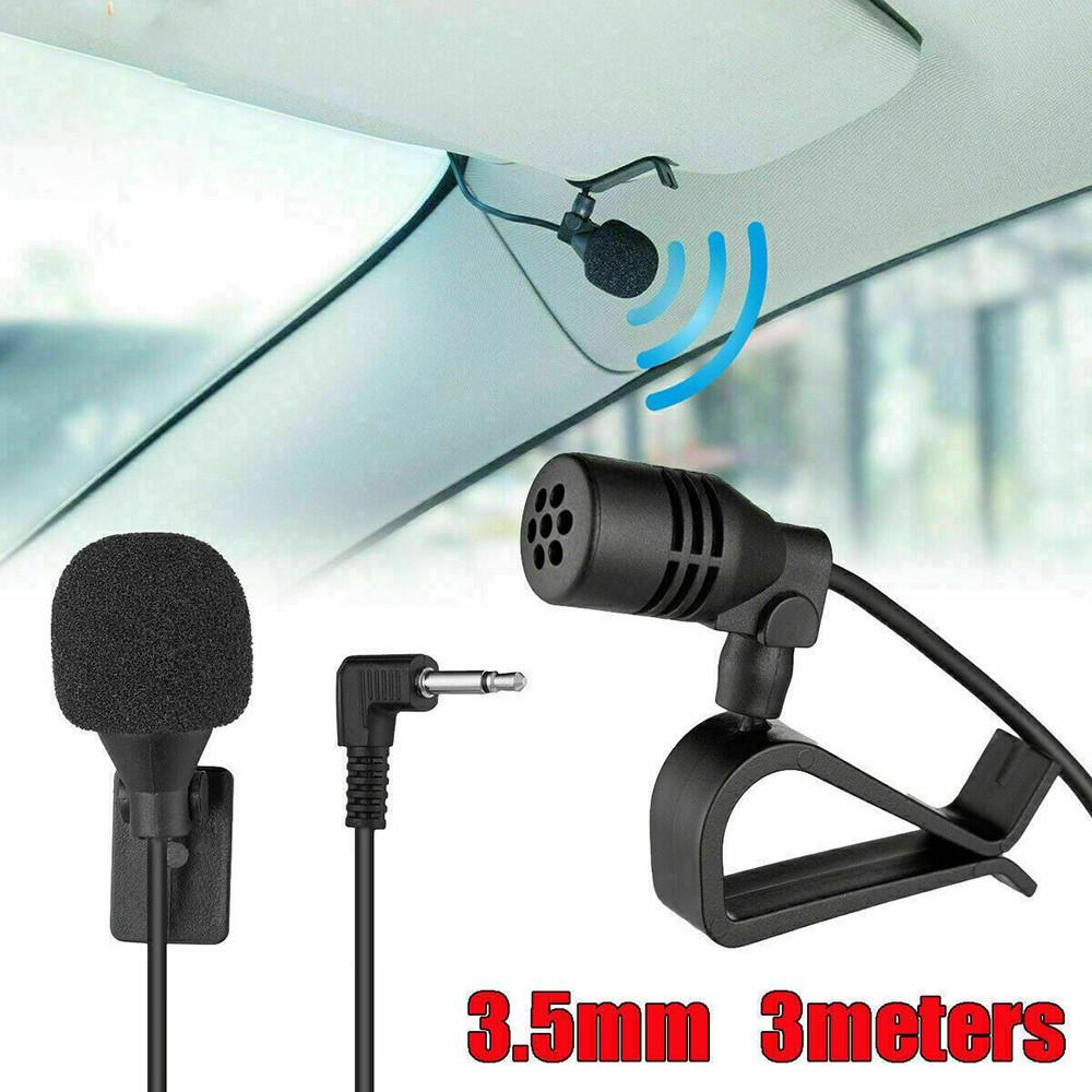 Buy External Microphone Microphone 3.5mm Jack Stereo For Car Radio Cell Phone Laptop at ...