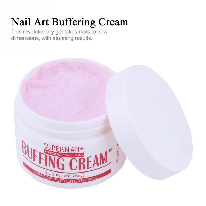 Buy 3 Pcs/Set Nail Art Buffing Cream + Nail Brush Buffer Varnish Polish ...