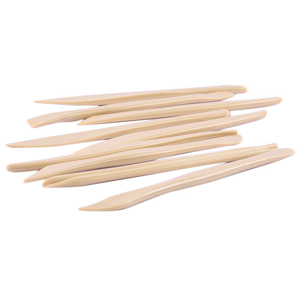 Buy 10pcs Wood Carving Crafts Clay Sculpture Knife Pottery Sharpen Modeling Tool at affordable ...