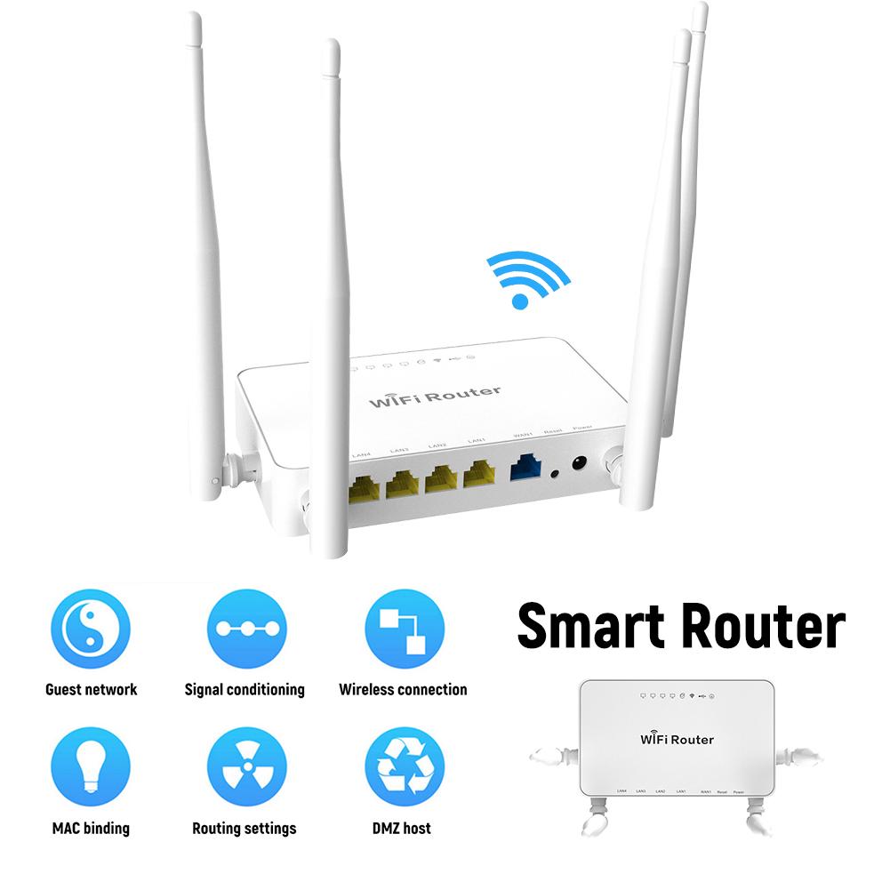 Buy 2.4G Home Smart Router 7620N Chip 300M WIFEI Wireless Router at ...