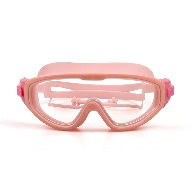 Buy Big Frame Kids Swim Goggles Anti Fog Wide View Swimming Gear for ...