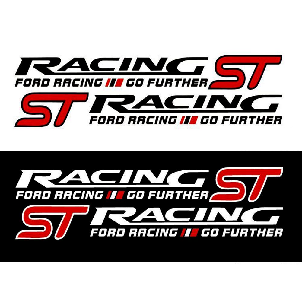 Buy Stylish 1 Pair Ford Racing ST Reflective Car-Styling Vehicle Door ...